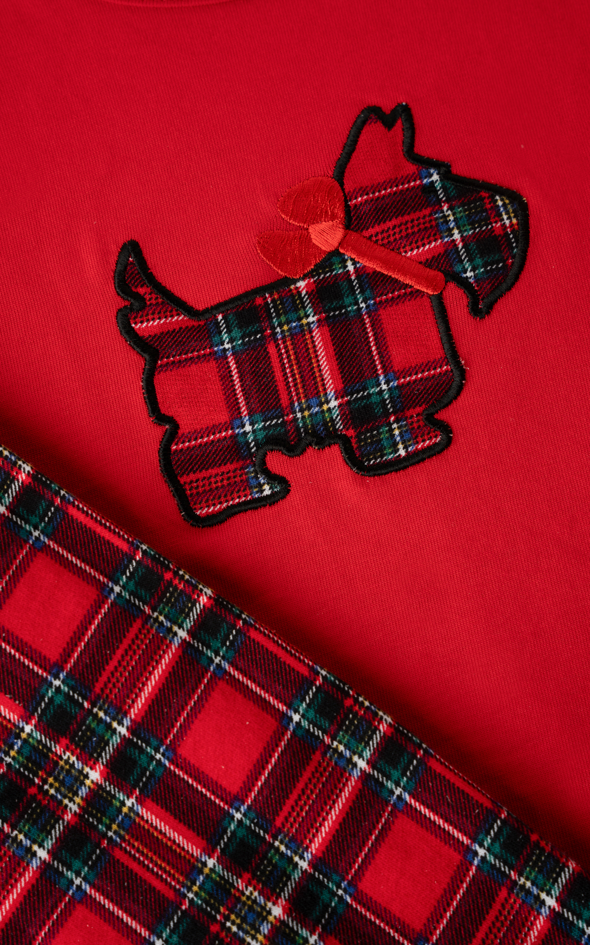 Kid-Teen Girls Pyjama Plaid Sweat Girls' Pyjama Set